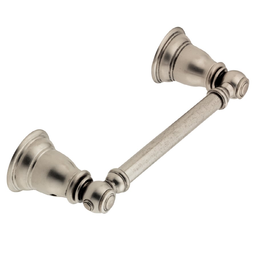 Moen Kingsley Antique Nickel Surface Mount Pivot Toilet Paper Holder at ...