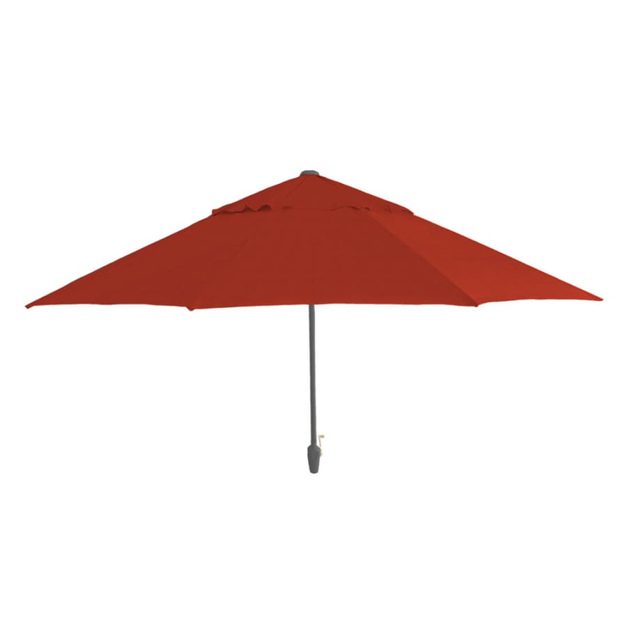 Arden Outdoor 11' Dominica Texture Red Patio Umbrella at Lowes.com