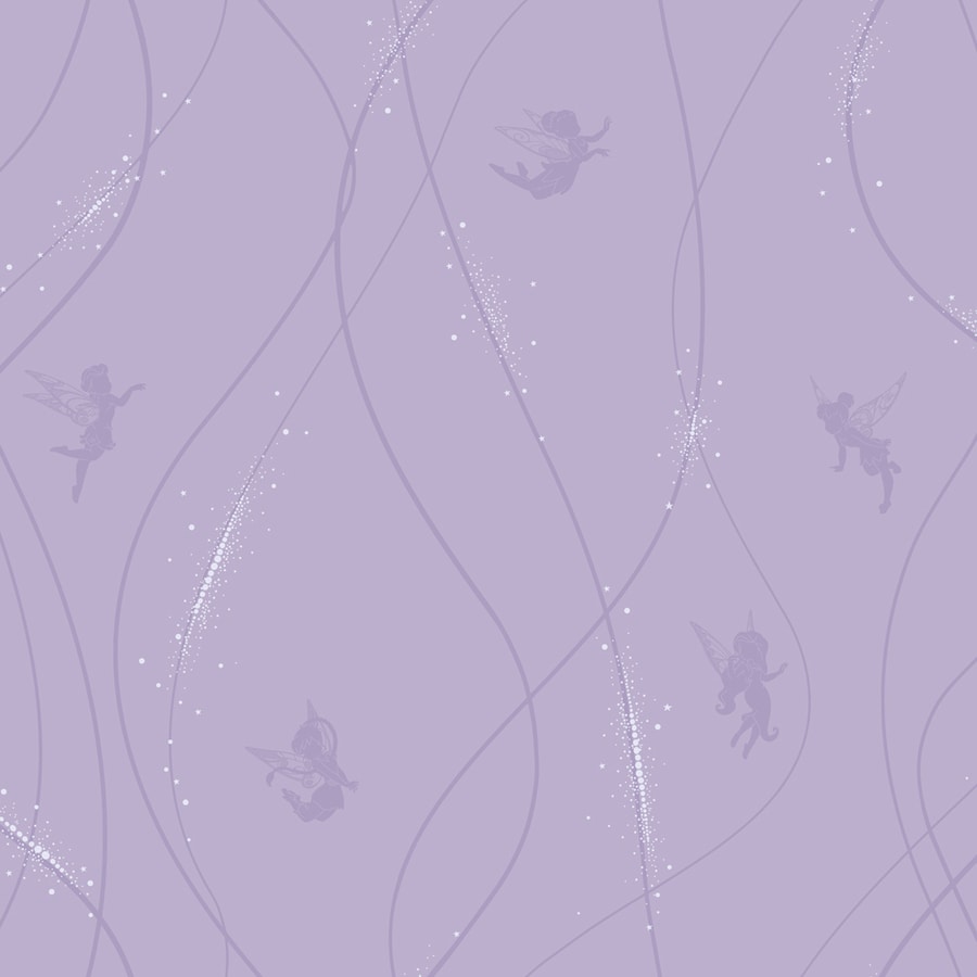 York Wallcoverings Disney Kids Purple Paper Stripes Wallpaper at Lowes.com