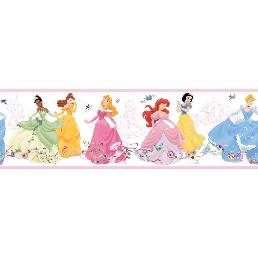 Inspired By Color 9-in Multicolor Prepasted Wallpaper Border in the ...