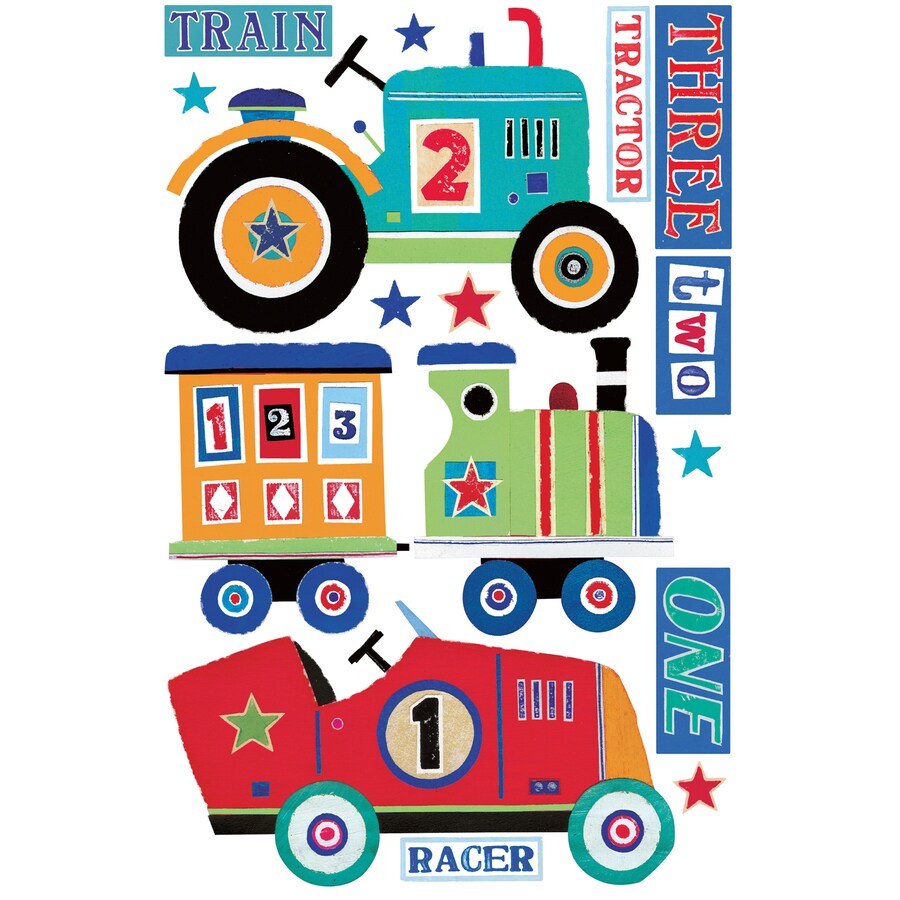 RoomMates 16-Pack Roommates Peel & Stick Kids-General Wall Stickers in ...