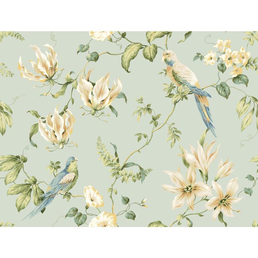 Inspired By Color Tropical Floral Wallpaper in the Wallpaper department ...