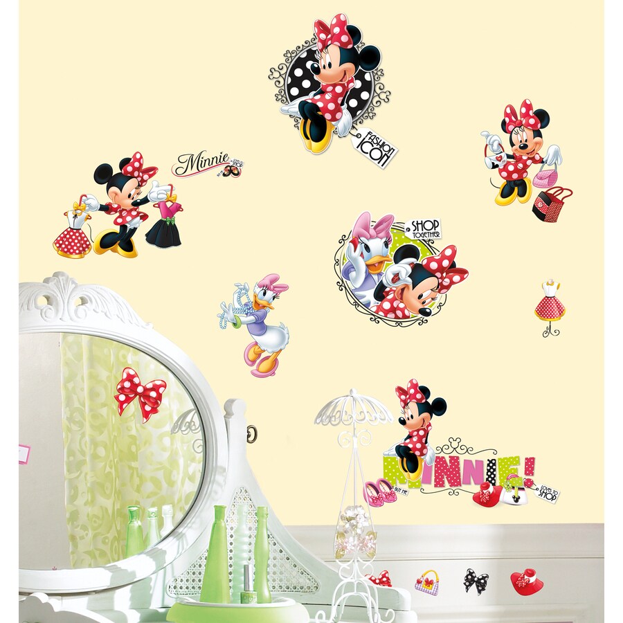 RoomMates 21-Pack Roommates Peel & Stick Kids-Girls Wall Stickers at ...