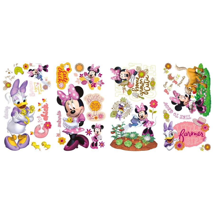 RoomMates 30-Pack Roommates Peel & Stick Kids-Girls Wall Stickers at ...