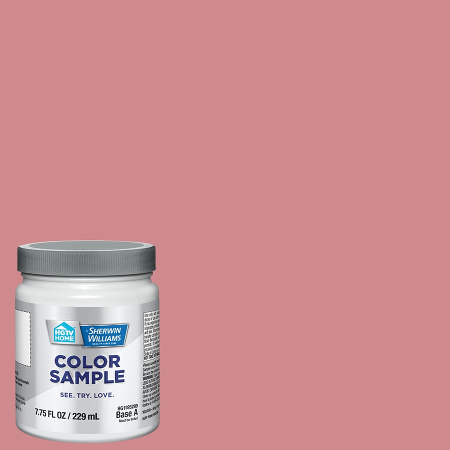 HGTV HOME by Sherwin-Williams Memorable Rose Interior Paint Sample ...