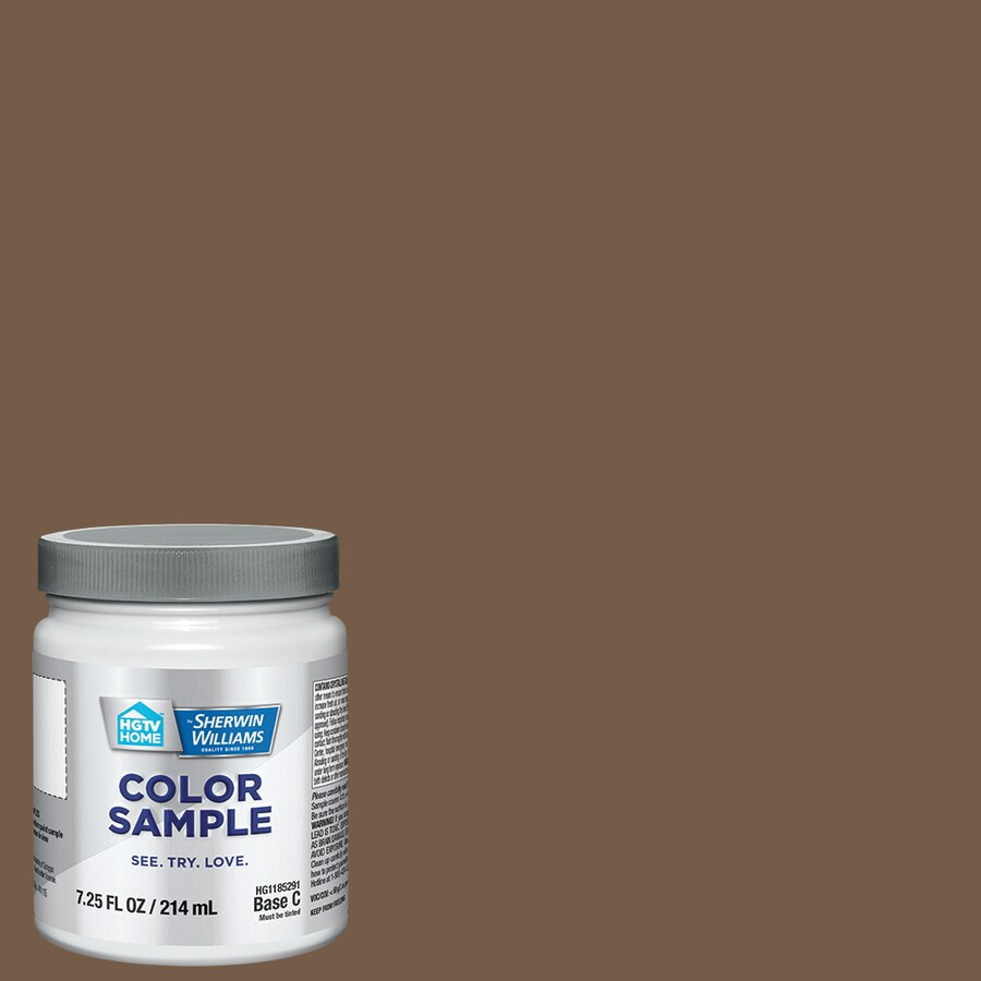 HGTV HOME by Sherwin-Williams Caribou Brown Interior Eggshell Paint ...
