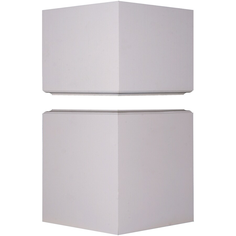 Turncraft 9.25-in x 11-in PVC Column Cap and Base Kit in the Column Cap ...