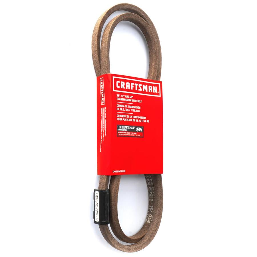 CRAFTSMAN Multiple Sizes Drive Belt for Riding Mower/Tractors (4-in W x ...