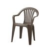 Adams Mfg Corp Stackable Resin Dining Chair with Slat Seat at Lowes.com