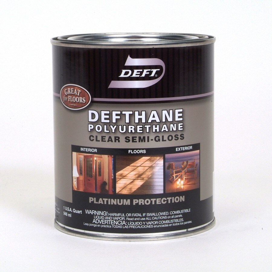 Deft Quart Semi-Gloss Polyurethane Varnish at Lowes.com