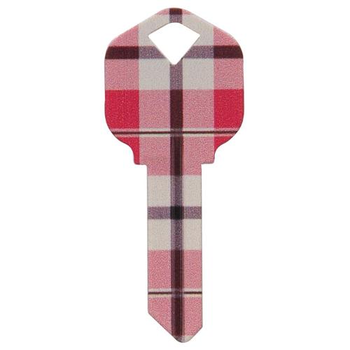 Hillman Pink/White Brass House/Entry Key Blank in the Key Blanks ...