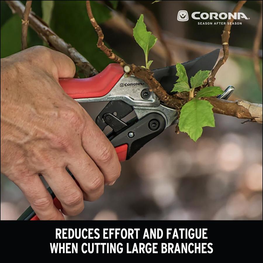 Corona RatchetCUT Carbon Steel Compound Anvil Hand Pruner with Finger ...