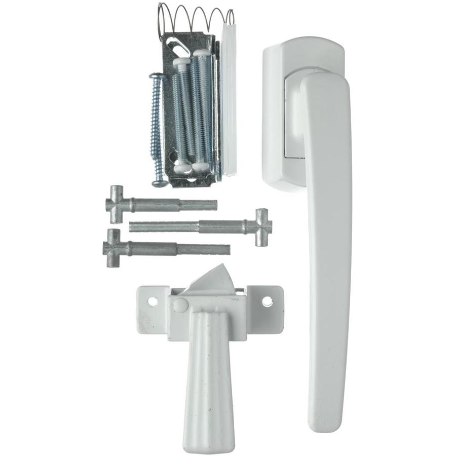 WRIGHT PRODUCTS 2.02-in White Screen Door and Storm Door Georgian Lever ...