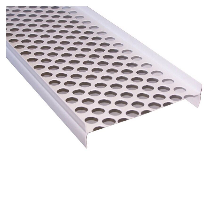 Genova 5' White Vinyl Gutter Guard at Lowes.com