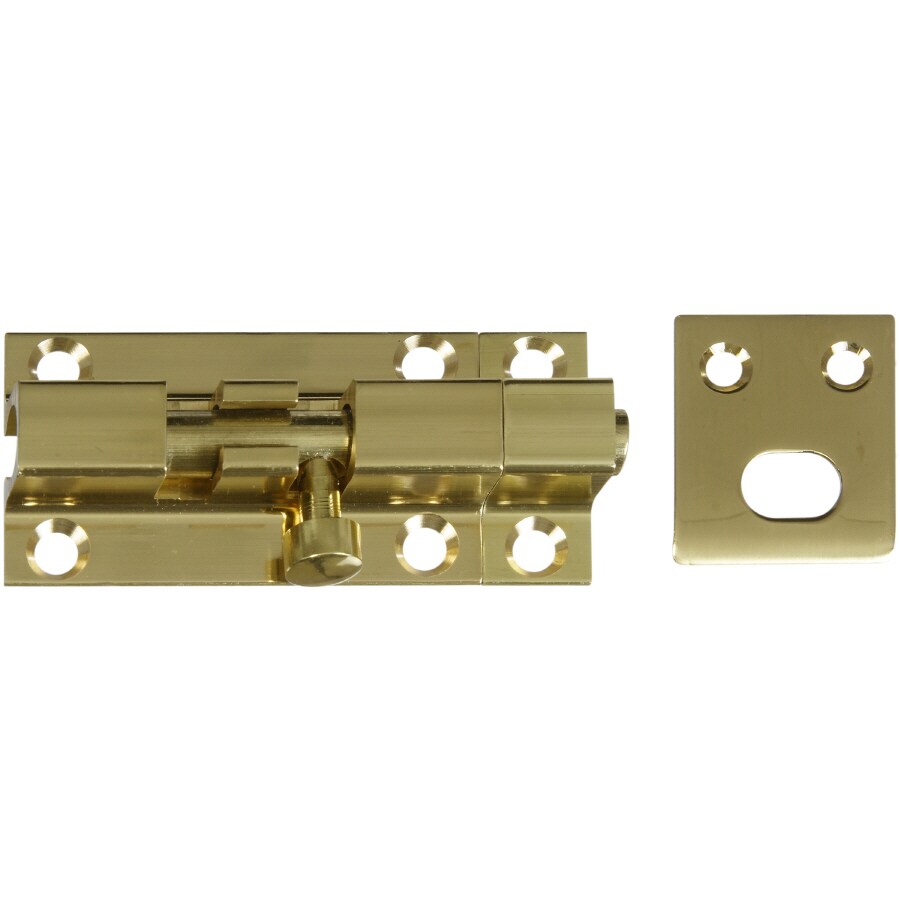 National 2.25-in Solid Brass Barrel Bolt at Lowes.com