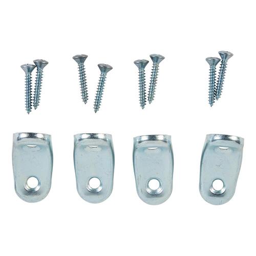 National 4-Pack 1.4-in x 1.4-in Zinc-Plated Chair Braces in the Angles ...
