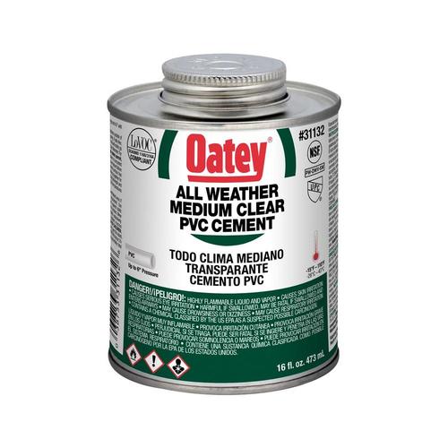 Oatey 16 Oz. PVC Cement Dark Green Label in the Pipe Cements, Primers ...