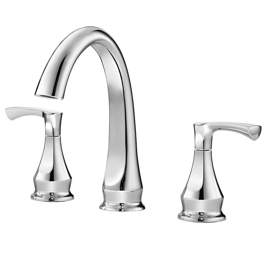 Pfister Prima Polished Chrome 2-Handle Widespread WaterSense Bathroom ...