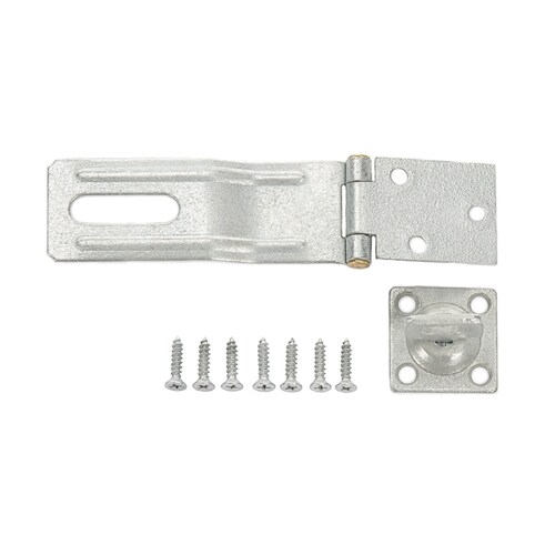 Gatehouse 4-1/2in Galvanized Swivel Staple Safety Hasp in the Hasps ...