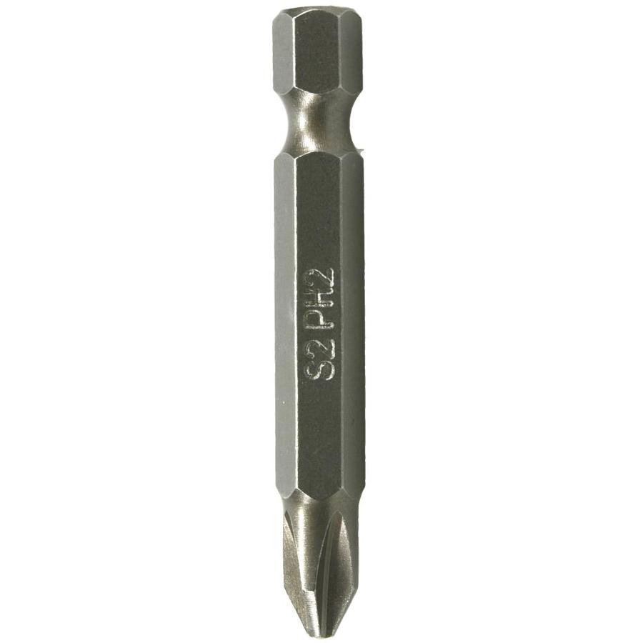 Hillman 10-Piece 2-in #2 Phillips Steel Hex Shank Screwdriver Bit Set ...