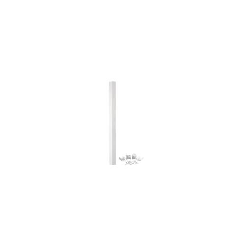 Plastival 4-in x 4-in x 8-ft Universal PVC Post with Cap & Brackets at ...