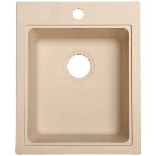 Franke Quantum Champagne Single Bowl Granite Drop-in or Undermount ...