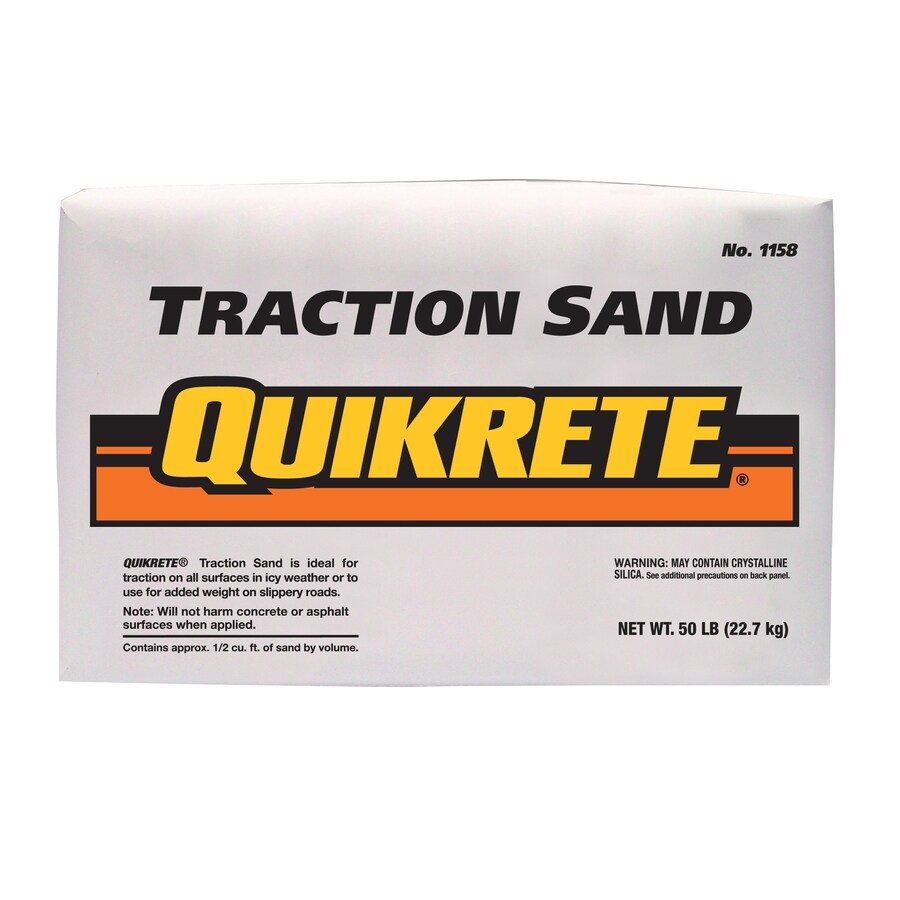 QUIKRETE 0.5-cu ft 50-lb Traction Sand in the Sand department at Lowes.com