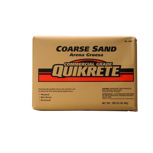 QUIKRETE 100-lb Commercial Grade Coarse Sand in the Sand department at ...