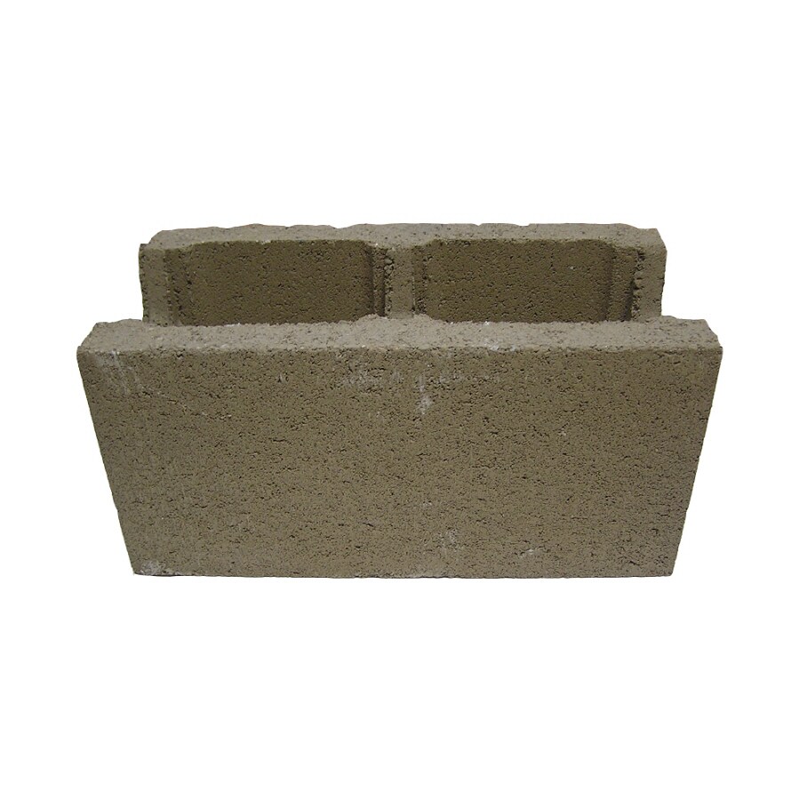 QUIKRETE Standard Cored Concrete Block (Common: 8-in x 8-in x 16-in ...