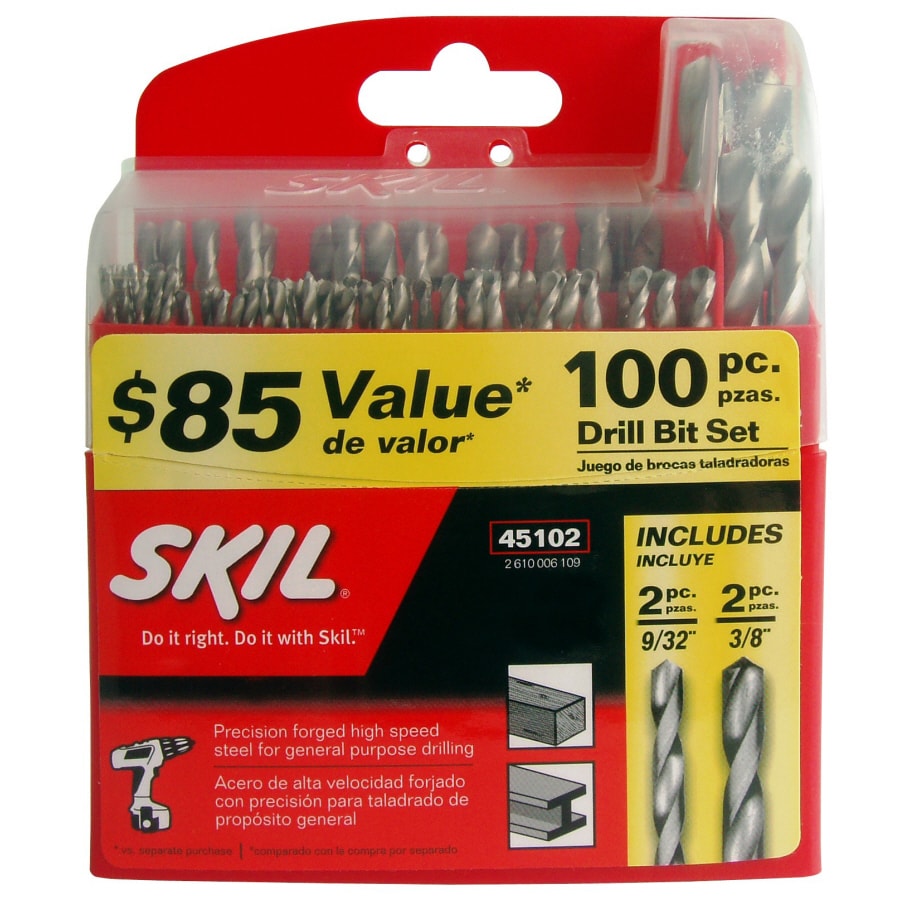 SKIL Twist Drill Bit Set in the Twist Drill Bits department at Lowes.com