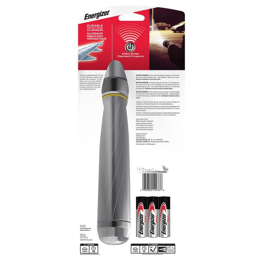 Energizer Vision HD Performance Metal Light 1300-Lumen LED Flashlight ...