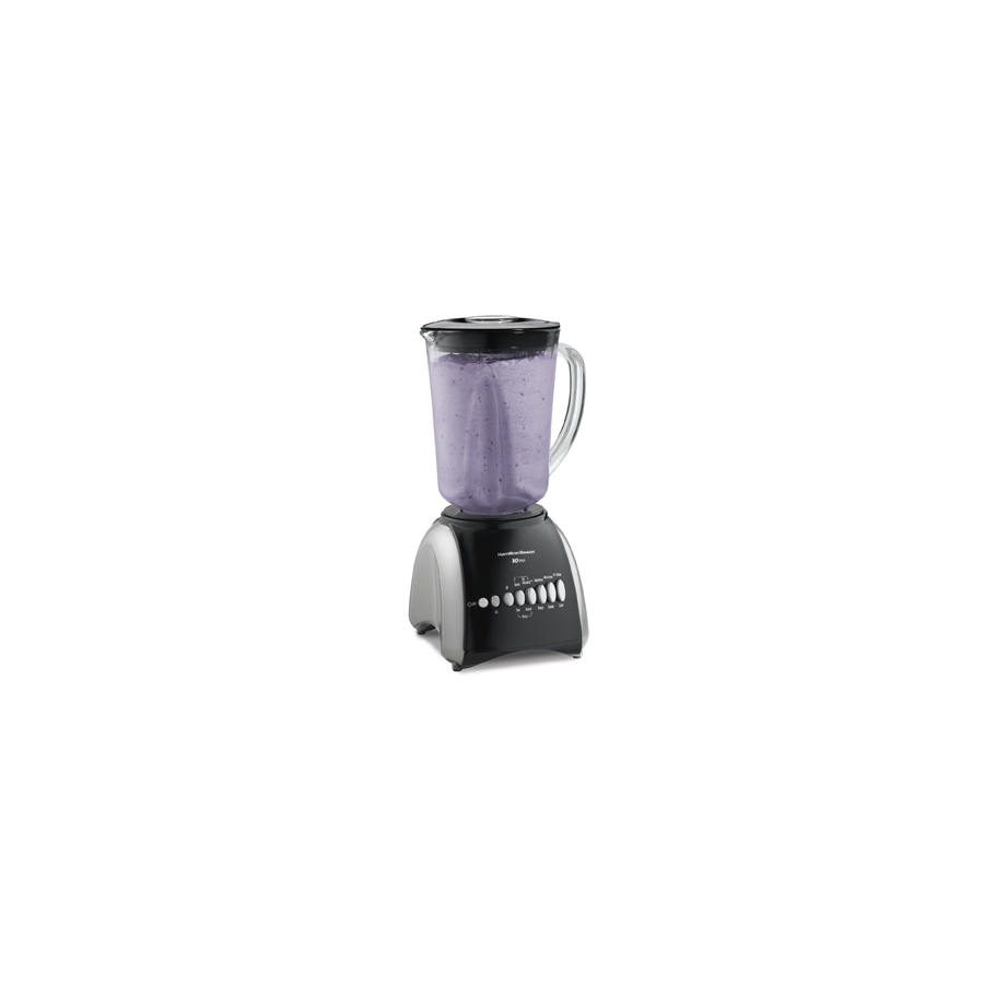 Hamilton Beach 48-oz Black 10-Speed 550-Watt Pulse Control Blender at ...
