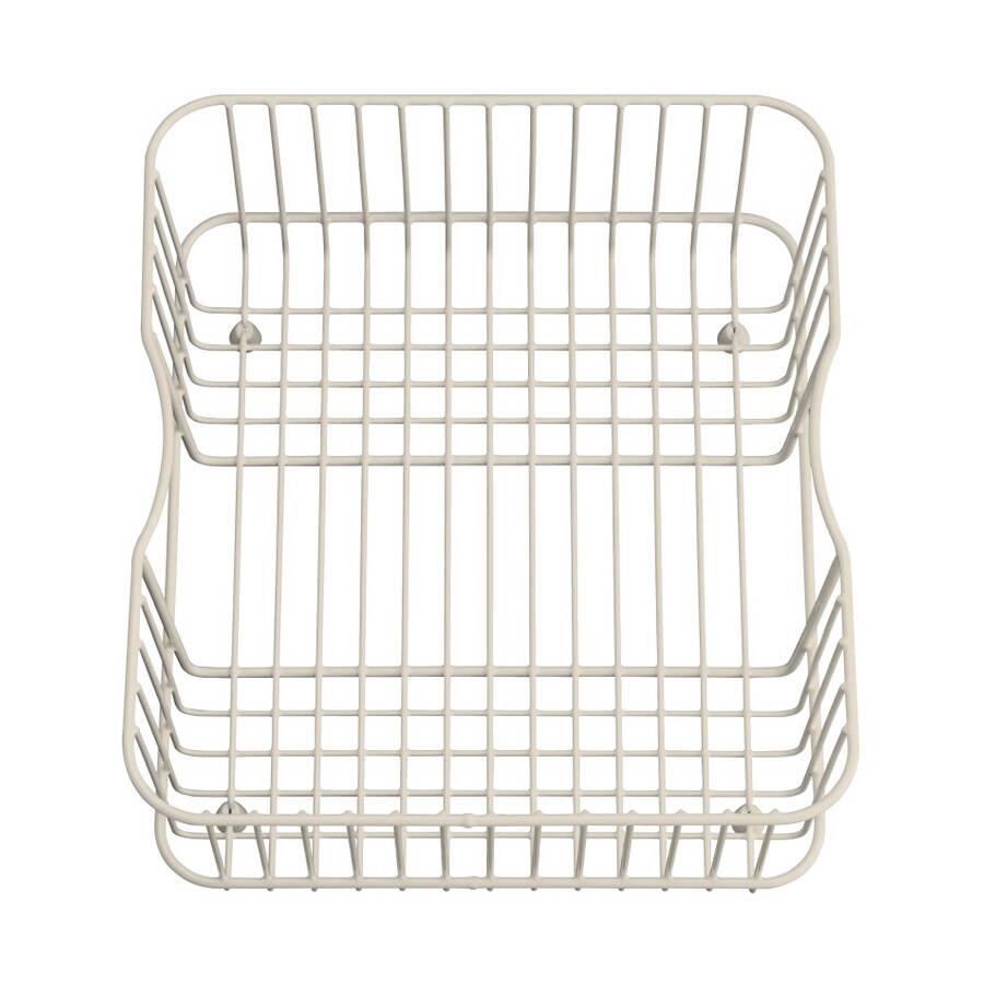 KOHLER Coated Wire Rinse Basket, Almond at Lowes.com