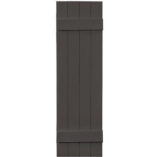 Vantage 2-Pack 14-in W x 51-in H Charcoal Grey Board and Batten Vinyl ...