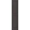 Vantage 2-Pack Charcoal Grey Raised Panel Vinyl Exterior Shutters ...