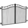Freedom (Common: 8-ft; Actual: 8-ft) Black Aluminum Driveway Gate at ...