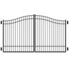 Freedom (Common: 12-ft; Actual: 12-ft) Black Aluminum Driveway Gate at ...