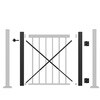 Freedom VersaRail 48-in W x 36-in H Aluminum Deck Railing Gate at Lowes.com