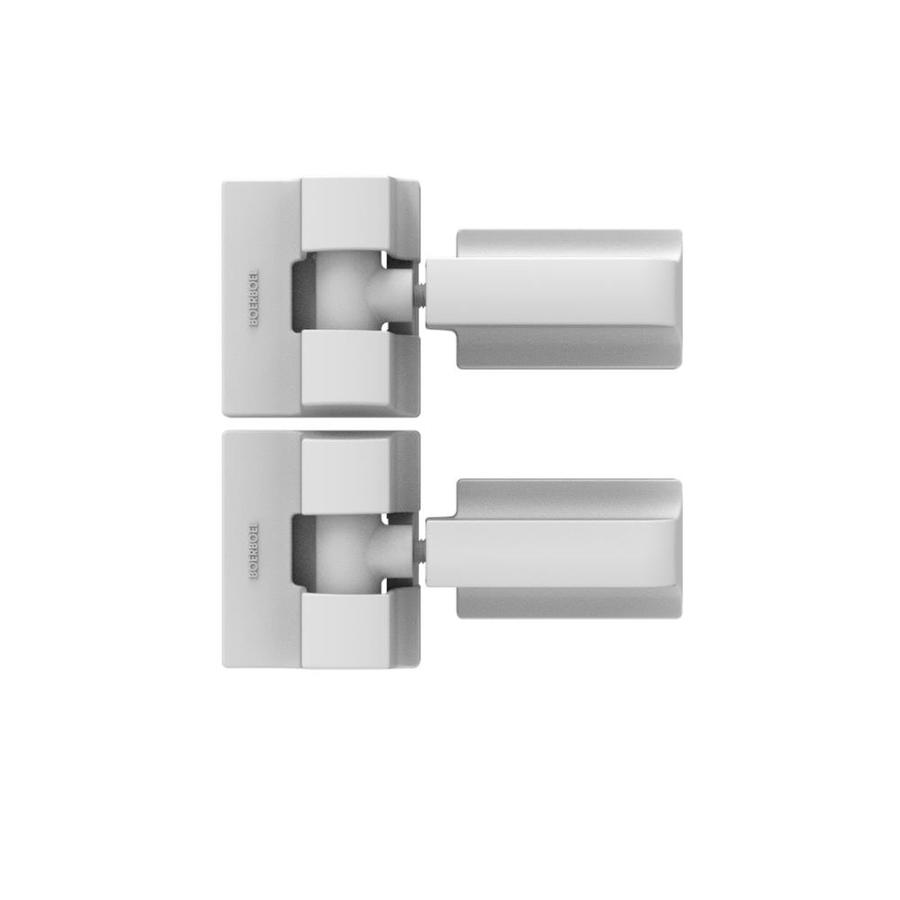 BOERBOEL Heavy Duty Modern 2-Pack 10-in White Gate Hinge at Lowes.com