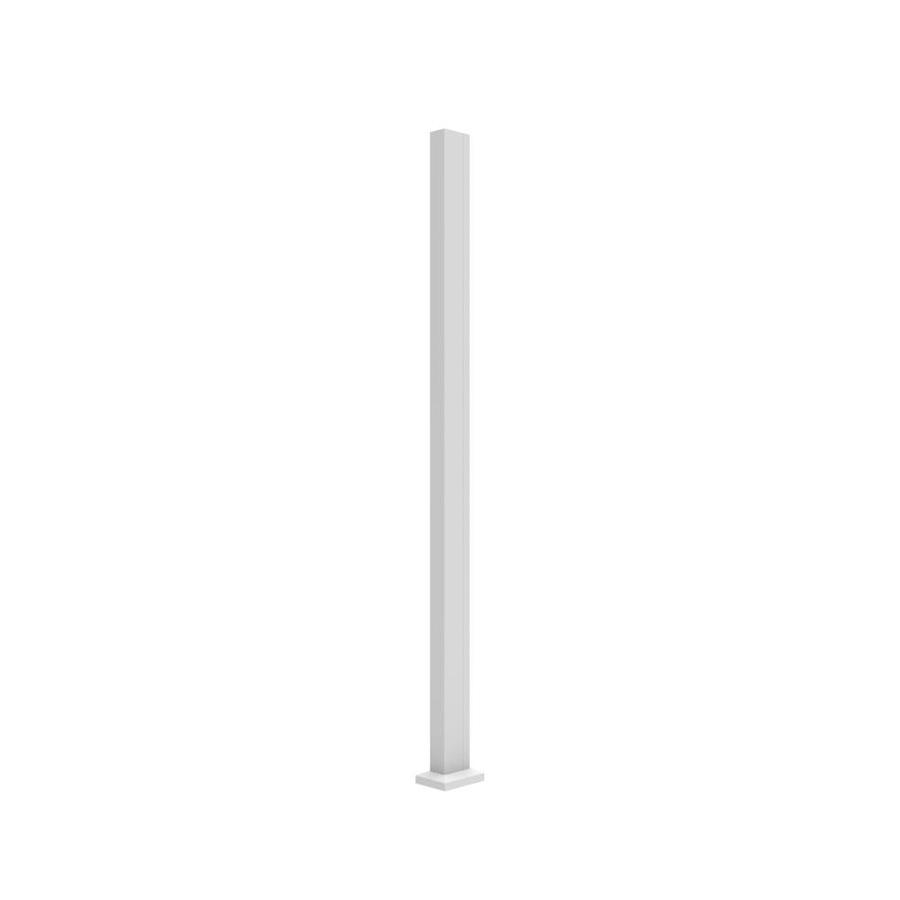 Freedom 6-in x 5-in x 6-ft White Aluminum Deck Post in the Deck Posts ...