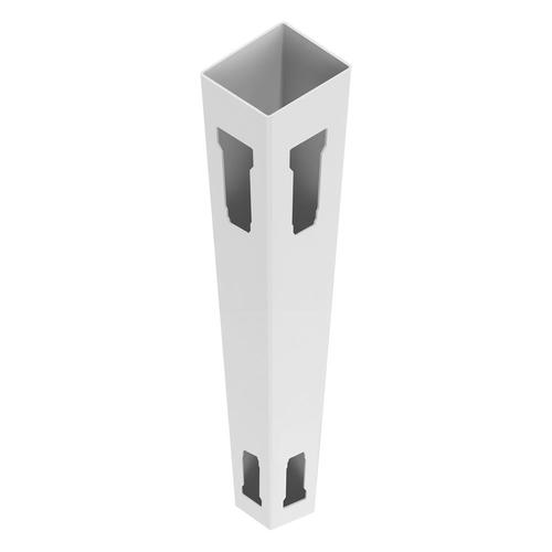 Freedom 5-in x 5-in W x 7-ft H White Vinyl Corner Fence Post in the ...