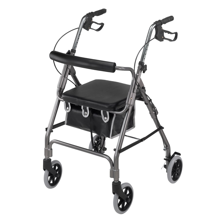 DMI Titanium Fold-Up/Easy Storage Rollator at Lowes.com