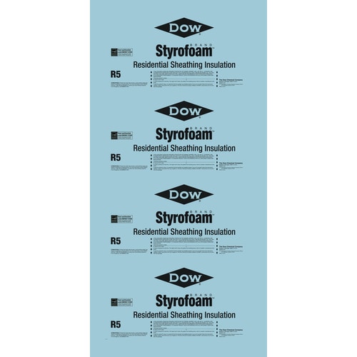 Dow R-10 2-in x 2-ft x 8-ft Styrofoam Faced Polystyrene Foam Board ...
