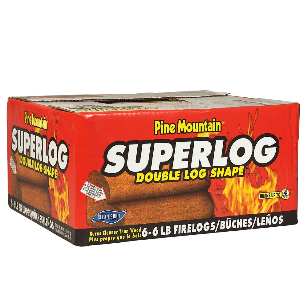 Pine Mountain 6-Pack Pine Mountain Superlog Firelogs at Lowes.com