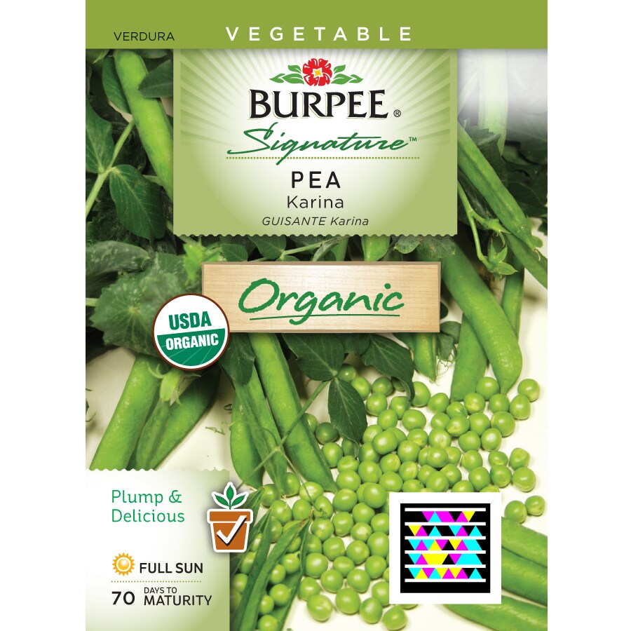 Burpee Pea Organic Vegetable Seed Packet at Lowes.com