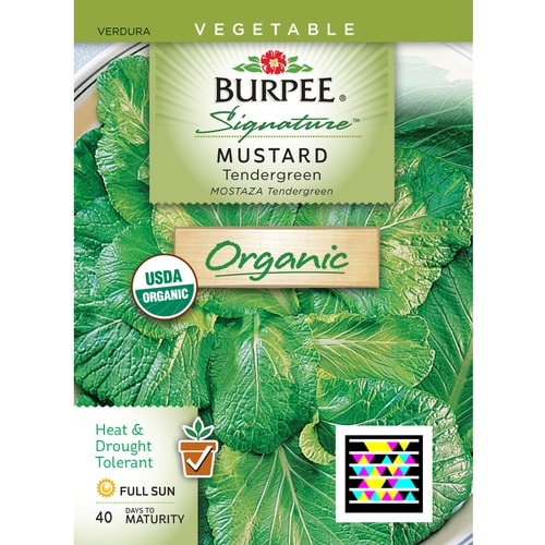 Burpee Mustard Organic Vegetable Seed Packet in the Flower Seeds ...