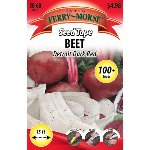 Ferry-Morse Seed Tape 100-Count Seed Tape Beet Detroit Dark Red (L0000 ...
