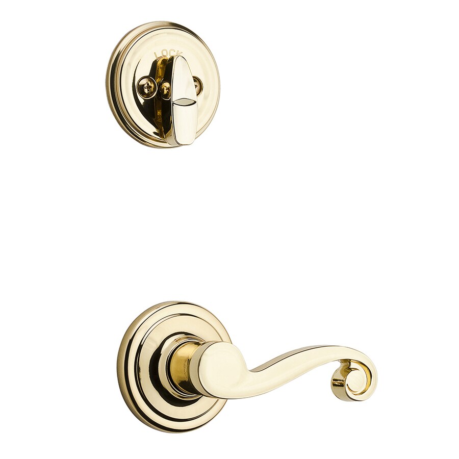 Kwikset Traditional Polished Brass Residential Single-Lock Door ...