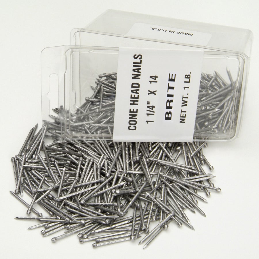 Armstrong Ceilings 1-1/4-in 14-Gauge Chrome Steel Finish Nails (1-lb ...