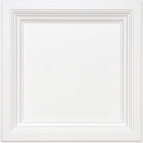 Armstrong Ceilings 24-in x 24-in Easy Elegance White Coffered 15/16-in ...